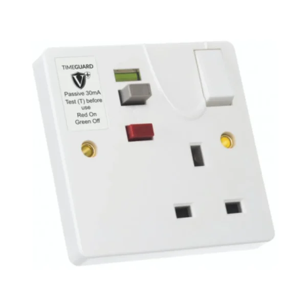 Timeguard RCD02WPVN RCD Single Socket