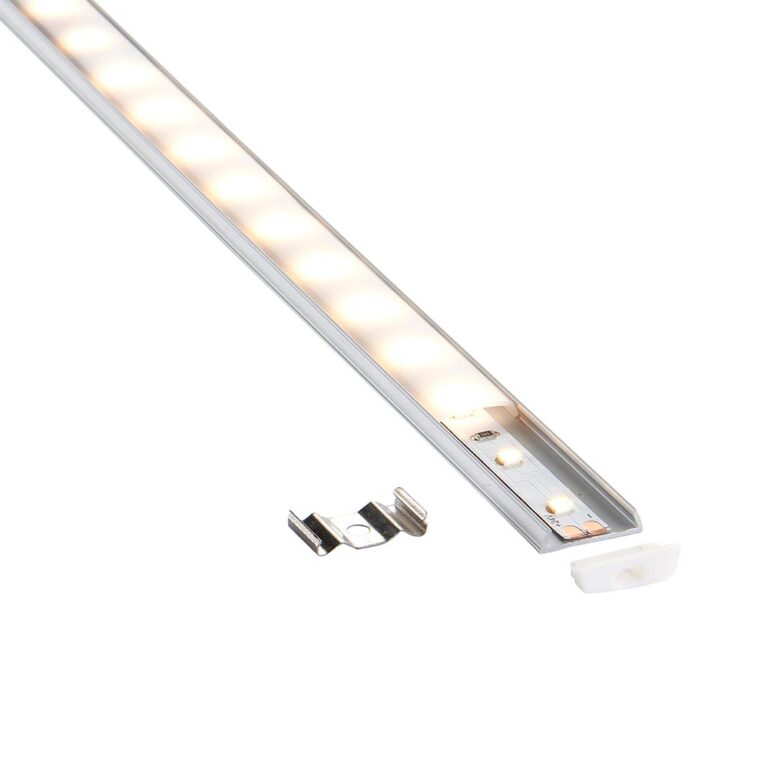 Saxby Rigel 2m Bendable Aluminium Profile - Silver Finish