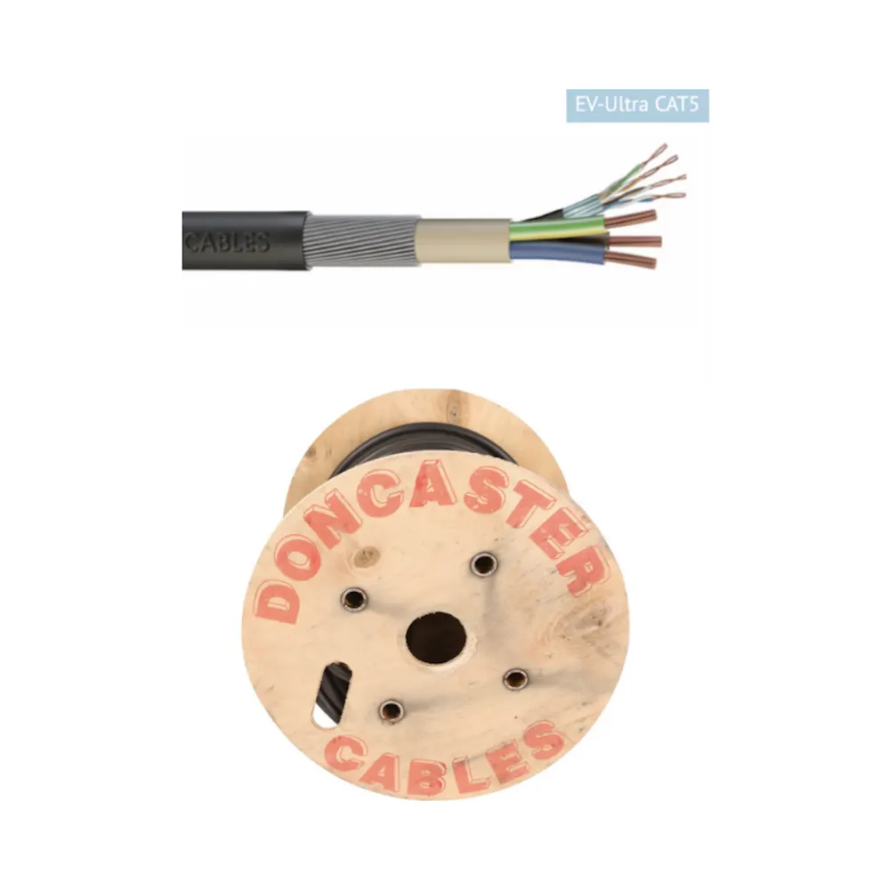 EV Ultra 3 Core 6mm SWA Cat5e FTP Cable 100m