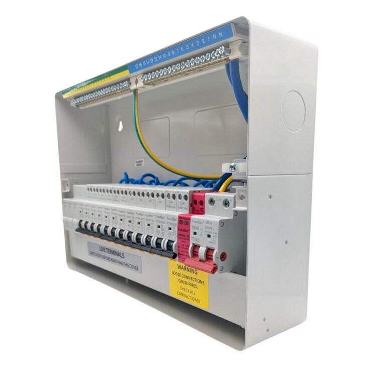 Bi-Directional FuseBox Kit With 12 RCBOs