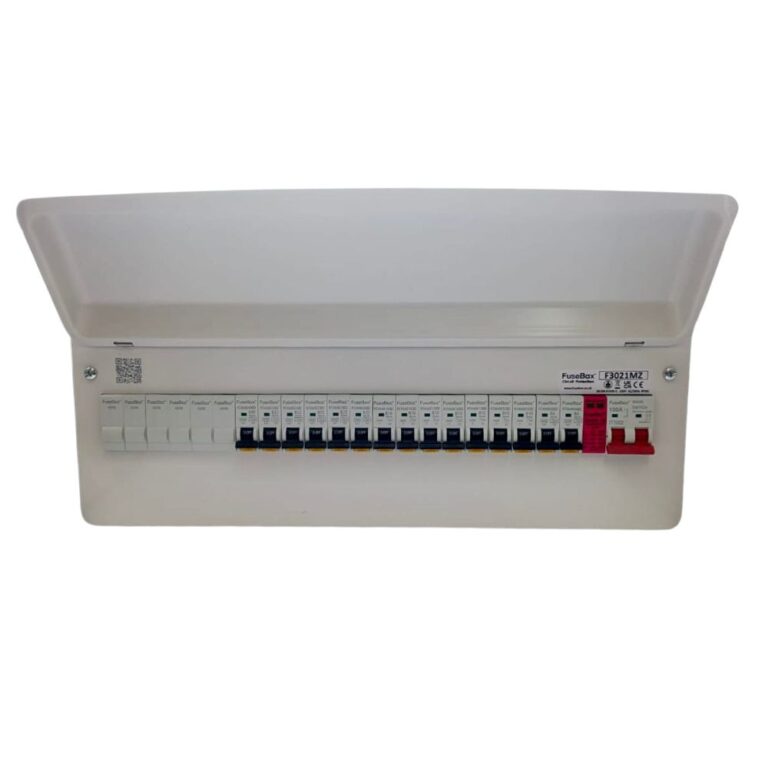 FuseBox Kit With 15 Bi-Directional RCBOs