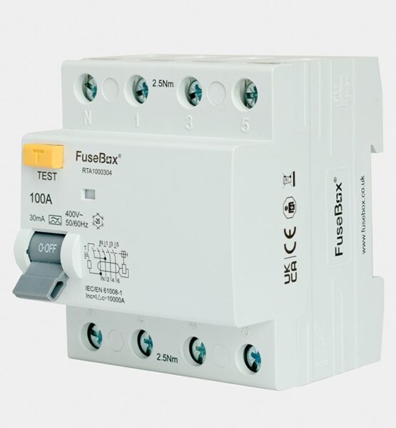 Fusebox RTA1000304 100A 4 Pole 30mA Type A RCD