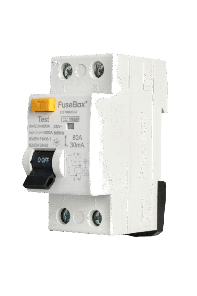FuseBox RTF1000302 Type F RCD 80A 30mA 2P