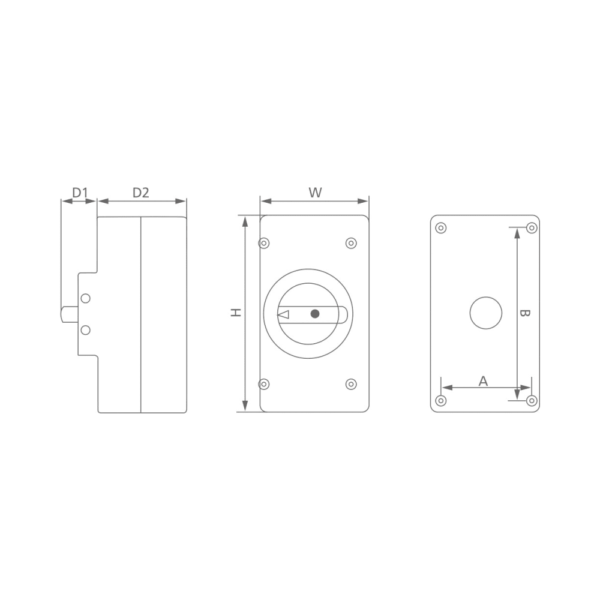 Live Electrical RI25DC DC Rotary Isolator Switch