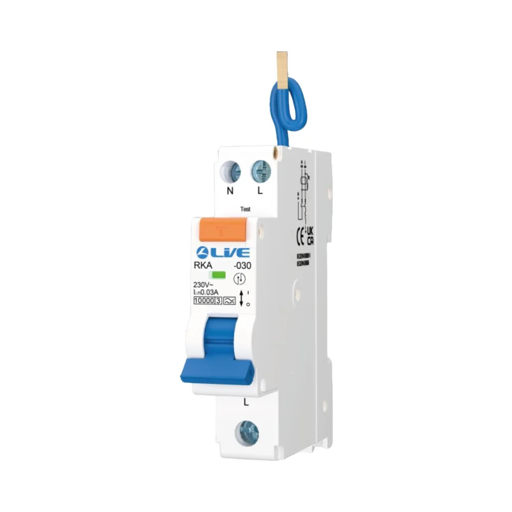 Live Electrical 16A 10kA Compact Bi-Directional RCBO B Curve