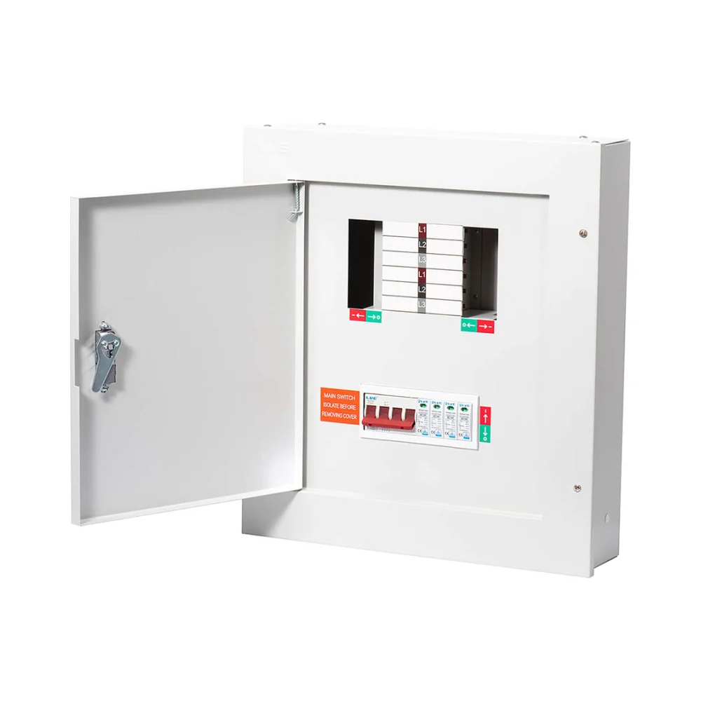 125 Amp 12 Way TPN Distribution Board With SPD