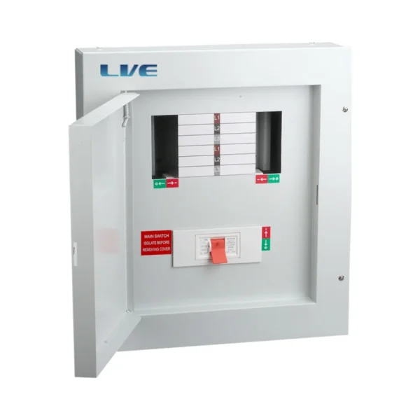 250A TPN 18 Way Live Electrical Distribution Board