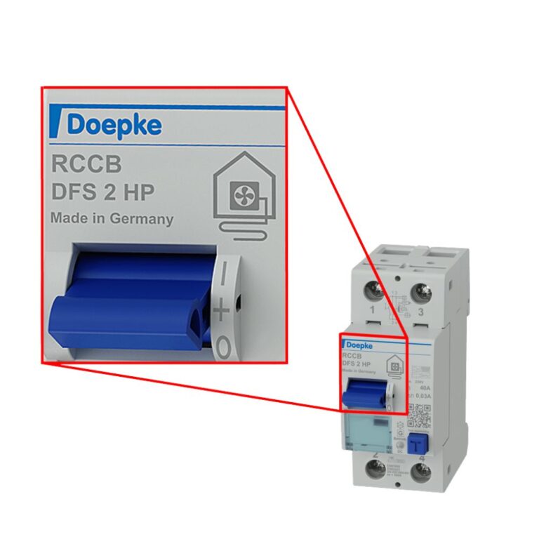 Doepke 63A 30mA 2 Pole Type B-HP Heat Pump RCCB
