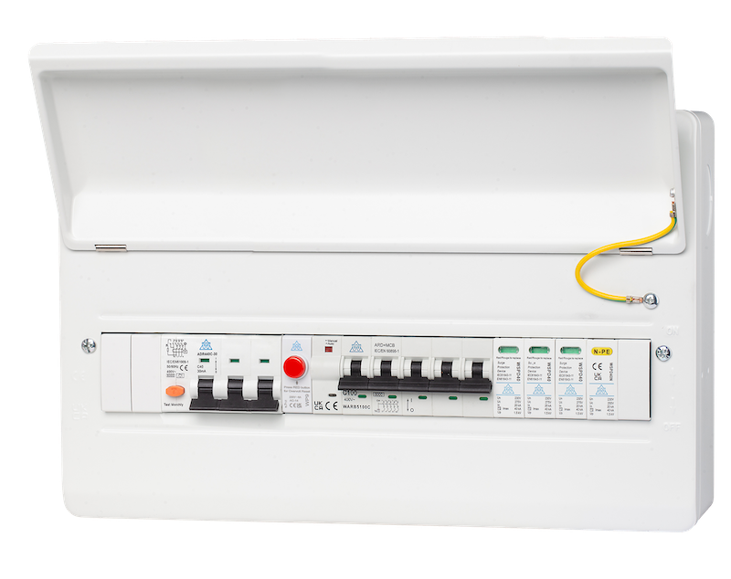 3 Phase EV Consumer Unit - Electrical4less