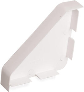 Univolt BES WH Bench Trunking End Cap