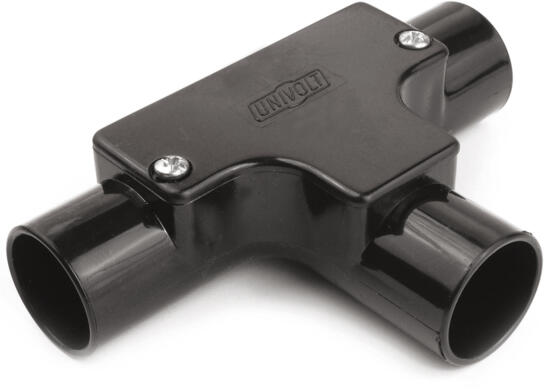 Univolt IT20BK 20mm Black Inspection Junction