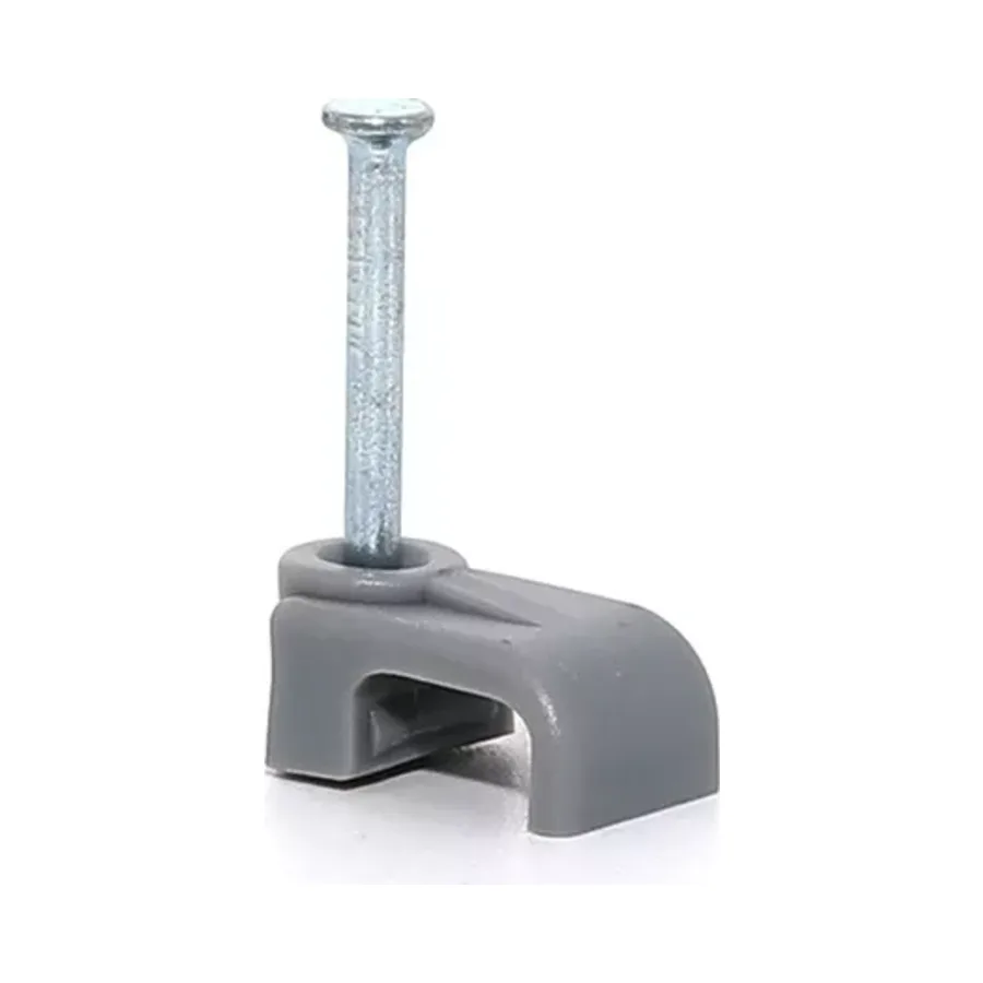 Cable Clips 1.5mm Grey Flat - Pack Of 100
