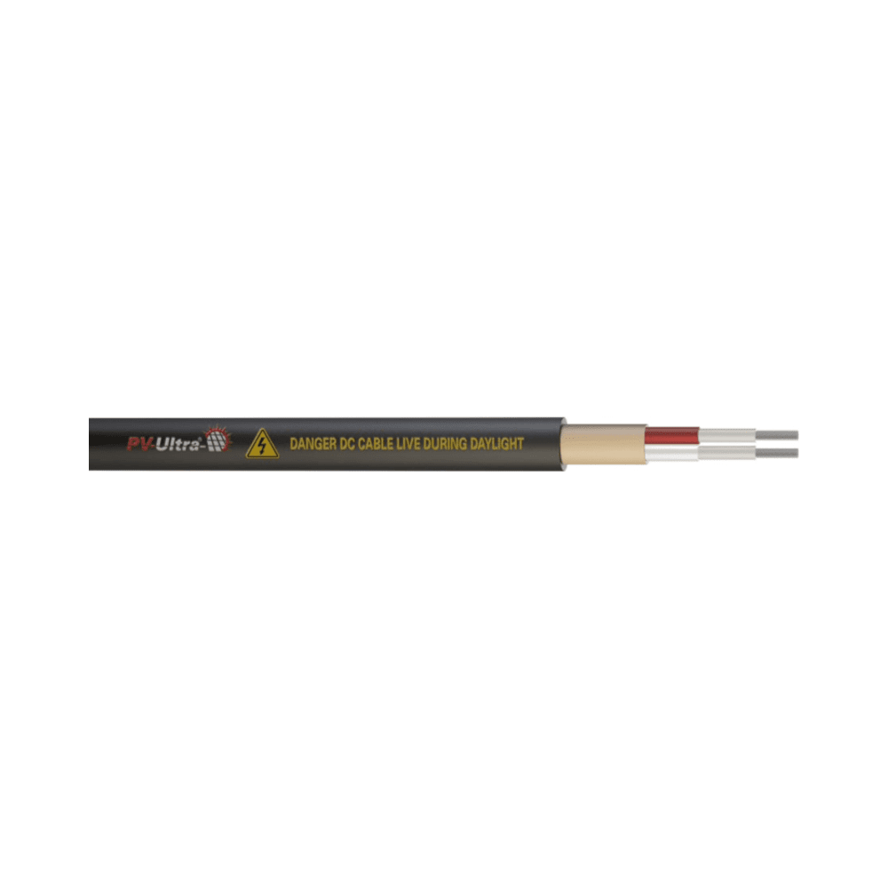 PV-Ultra® 2 Core 4mm Double Insulated DC Cable - 1 Meter