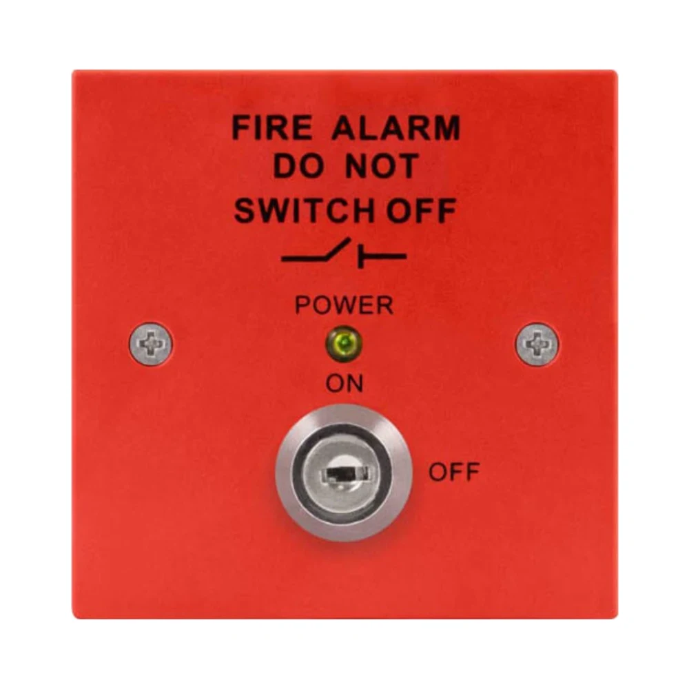 Red Fire Panel Isolator Switch