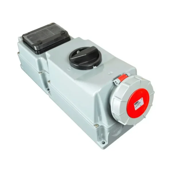 Industrial 32A Three Phase Socket With Built-in RCD Security