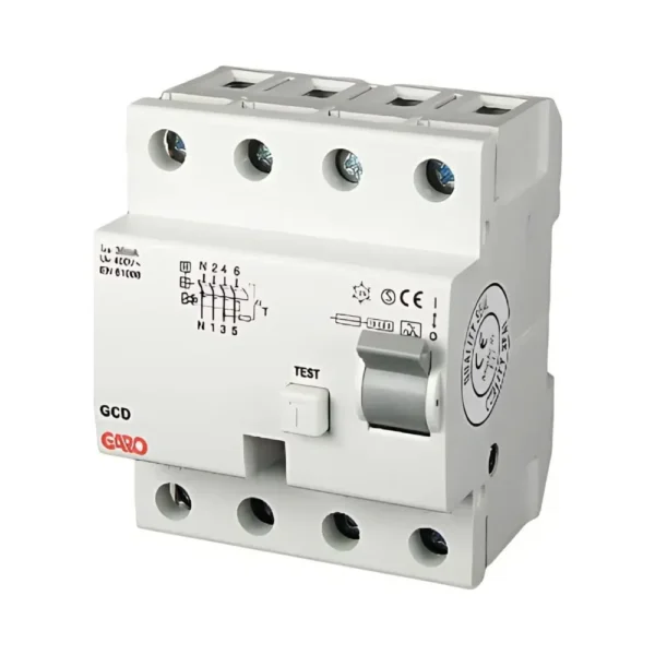 Industrial 63A Three Phase Socket With Built-in RCD
