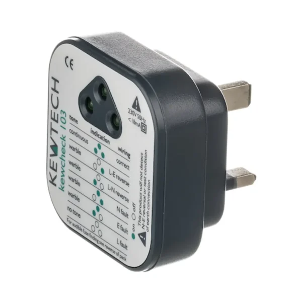 Kewtech KEWCHECK 103 Socket Tester - Electrical4less