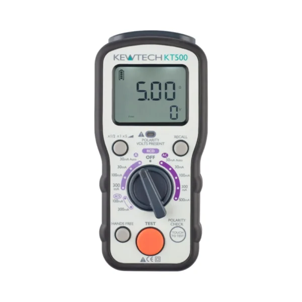 Kewtech KT500 Digital RCD Tester