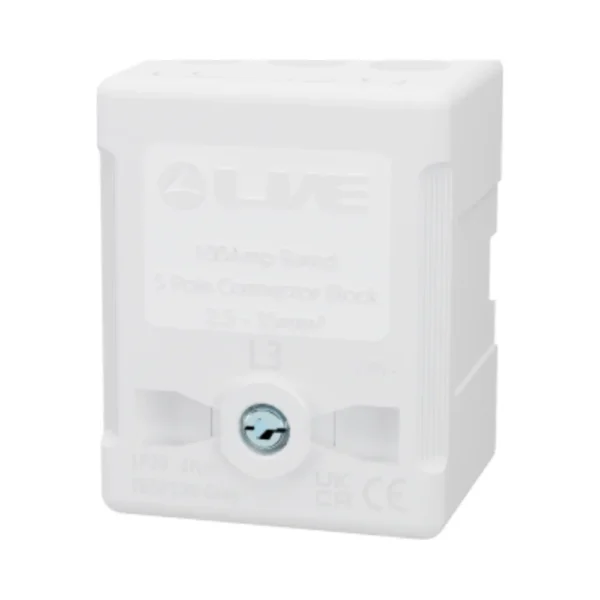 Live Electrical TB5P100-GREY Grey Terminal Block