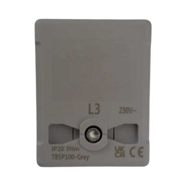 Live Electrical TB5P100-GREY Grey Terminal Block