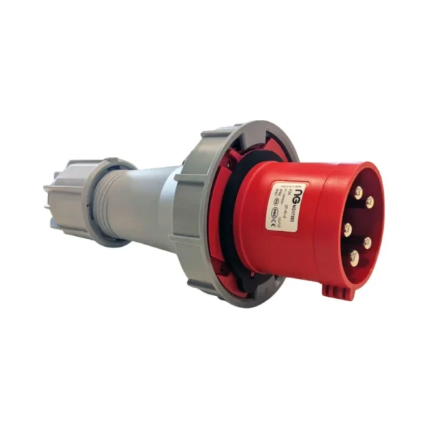 Niglon 17383 63A 415V IP67 In-Line 5 Pin Industrial Plug