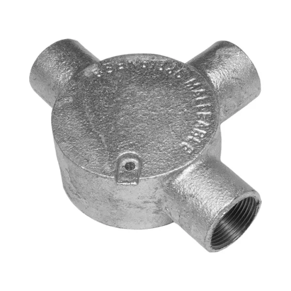 Unicrimp QCB325G3 Way Galvanised Conduit Box