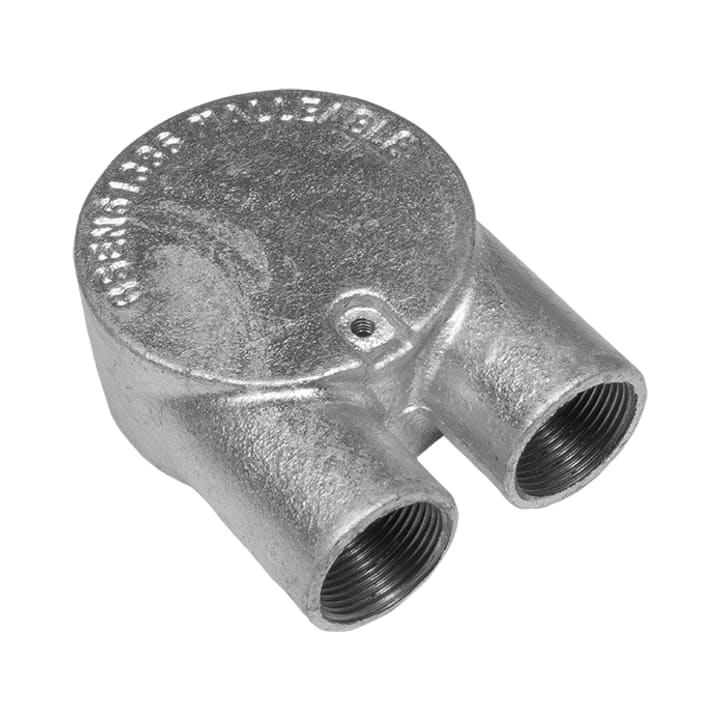 Unicrimp 25mm 2 Way Conduit Box