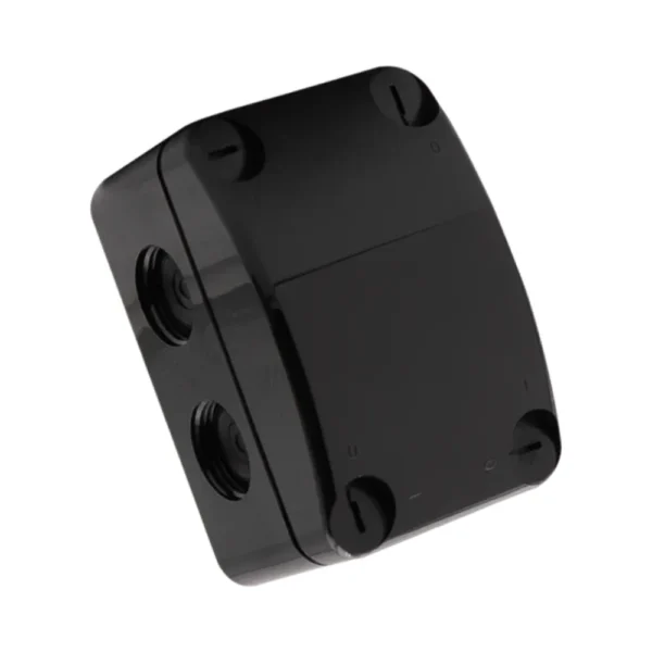 Unicrimp QOE5553BLKF IP66 Box With 4 Lever Connectors