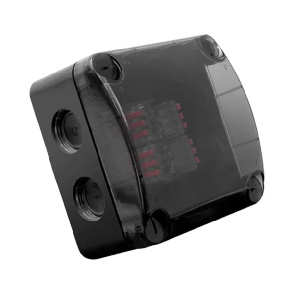 Unicrimp QOE8553BLKTF IP66 Box With 4 Lever Connectors