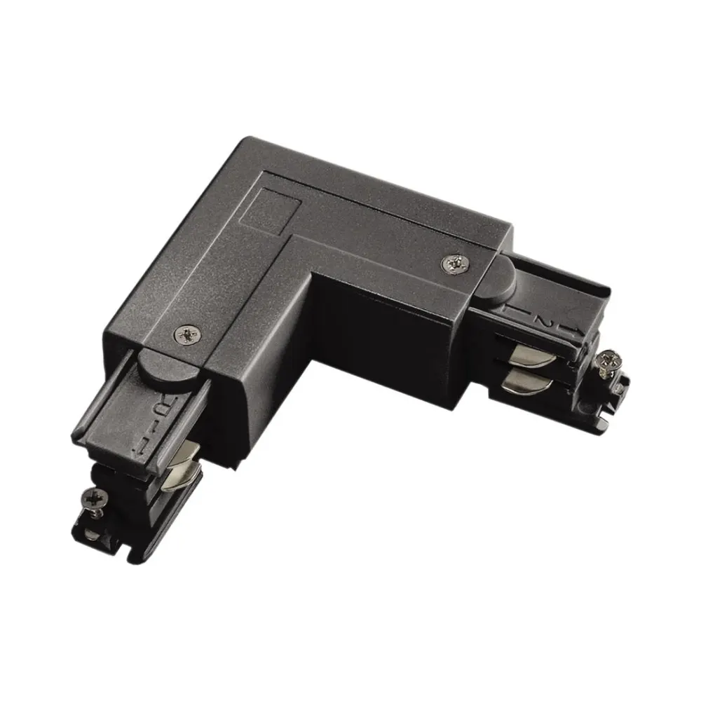 Collingwood 3-Circuit Track 90° Connector Inside Black