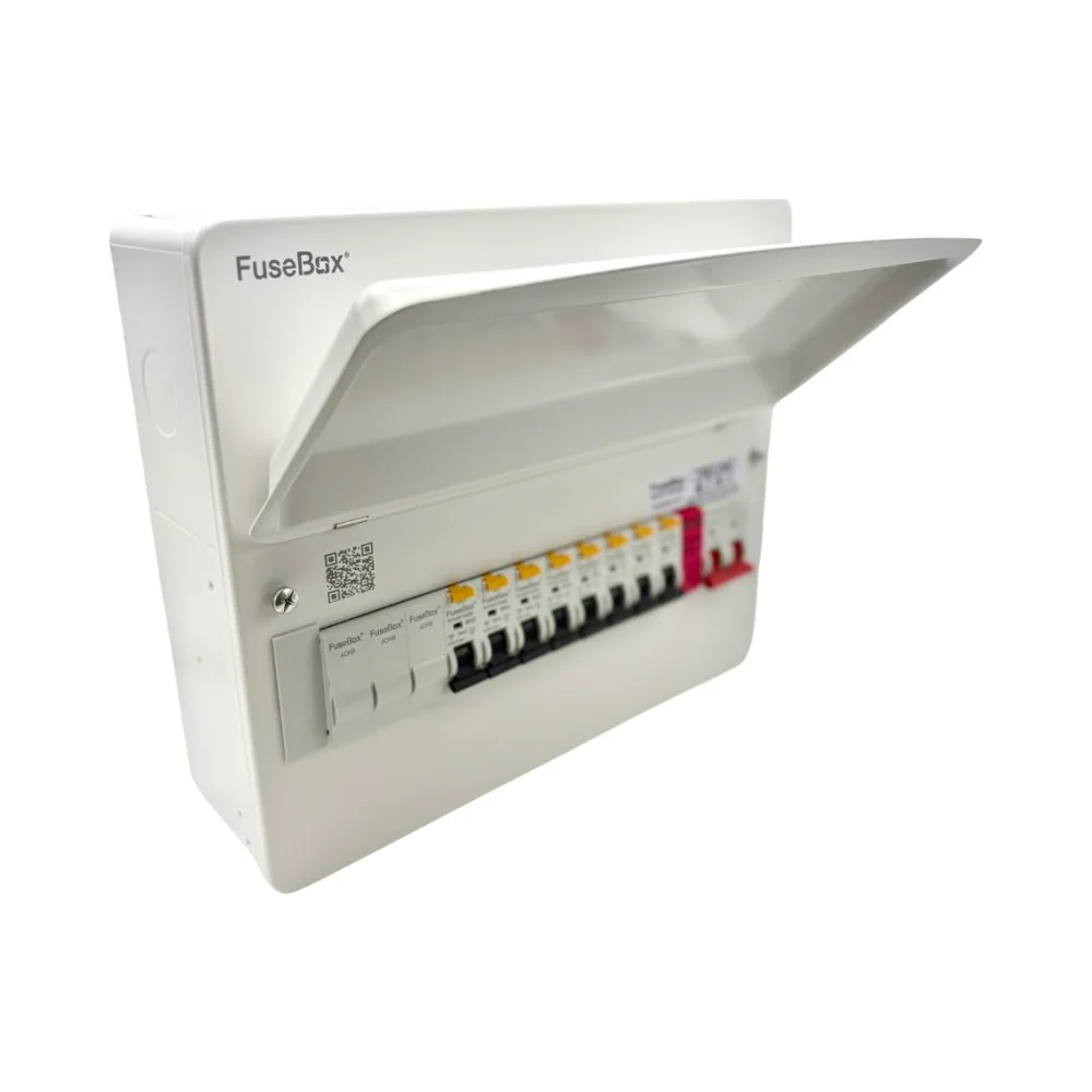 Populated Fusebox 11 Way Consumer Unit With RCBOs