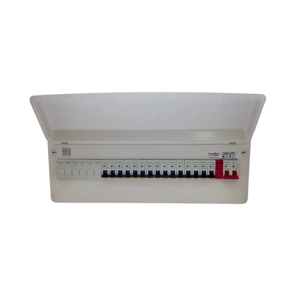 FuseBox Kit With 15 Bi-Directional RCBOs