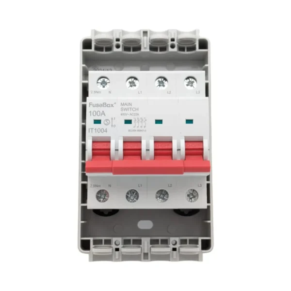 Three Phase Electric Meter Isolator - 100A Main Switch