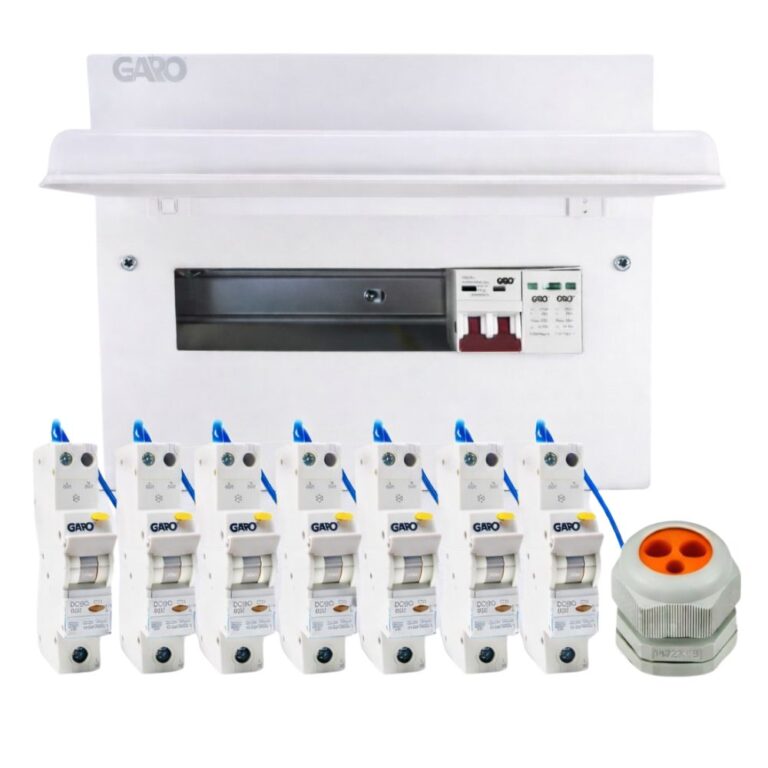 Garo 9 Way SPD Consumer Unit Kit Bi-Directional RCBOs