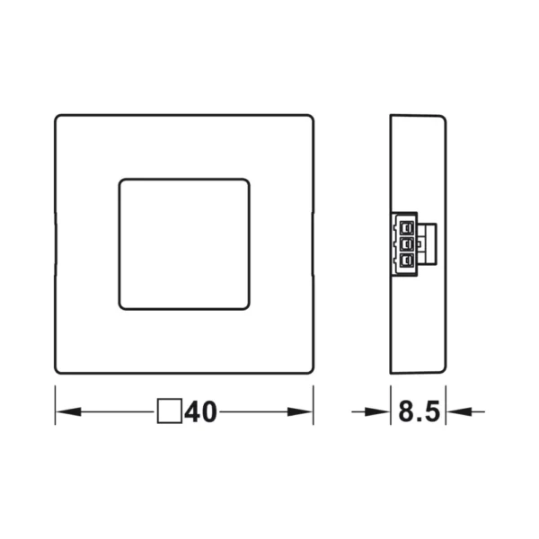 Hafele Loox Touchless Modular Door Sensor Switch