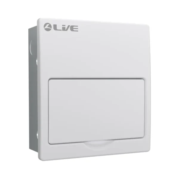 Live Electrical FMC08 8 Module Flush Mounted Metal Enclosure