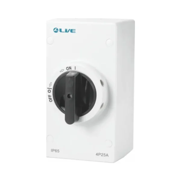 Live Electrical RI25DC DC Rotary Isolator Switch