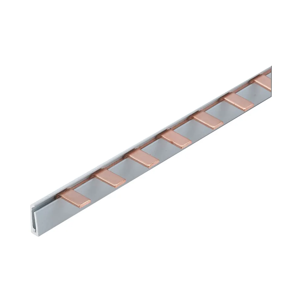 100A Single Pole Copper Busbar 1m 16mm² 54 Pin