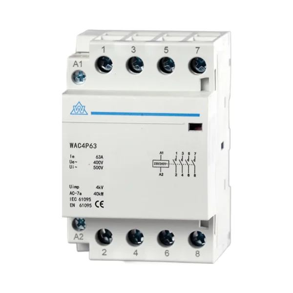 4 Pole 25A 2NC 2NO Modular Contactor