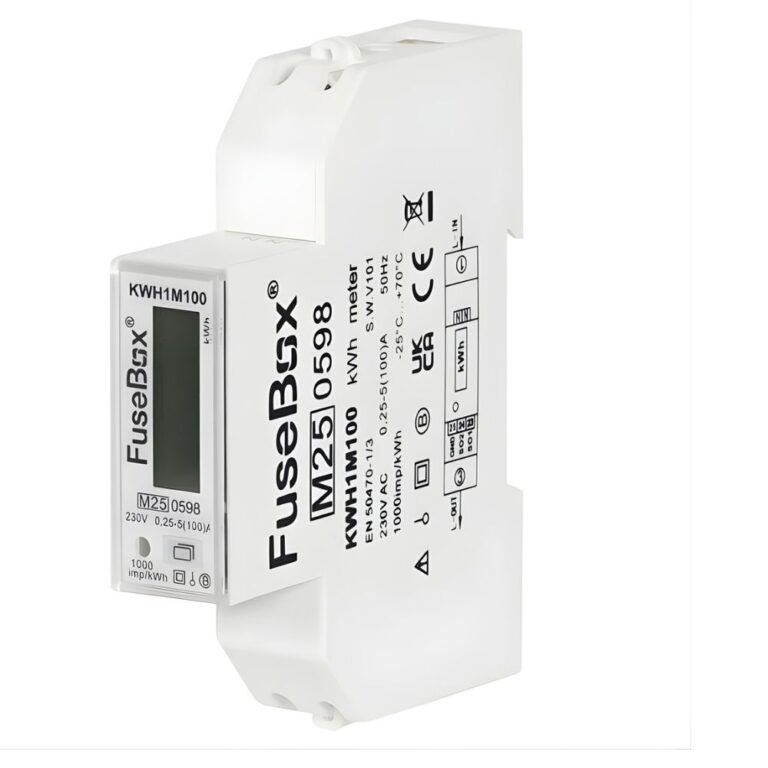 FuseBox KWH1M100 100A MID KWh Meter